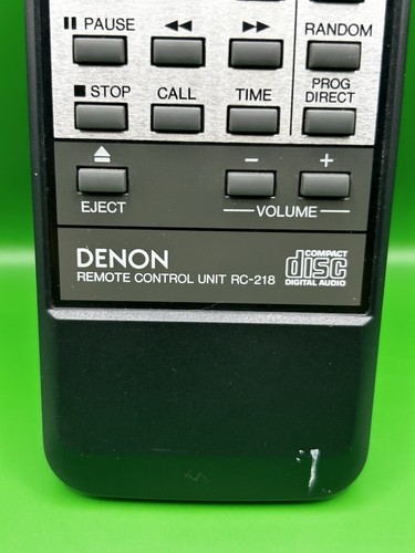 DENON RC-218 Remote Control for DCM-777 CD Player 6 Disc Cartridge OEM ...