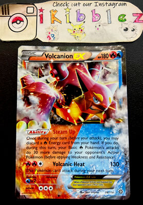 Volcanion EX 26/114 VLP Ultra Rare Holo Pokémon Card. Free Tracked ...