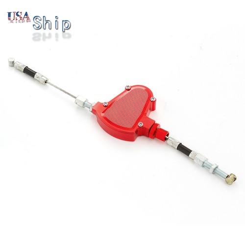 Stunt Cable Clutch Pull Cable Lever Easy System Red For Honda SUZUKI ...