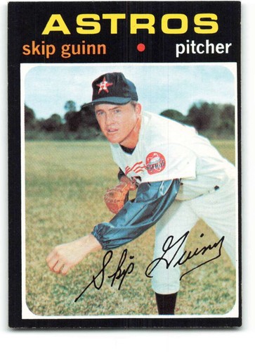 1971 Topps #741 Skip Guinn EX/NM Astros ID:320184 | eBay