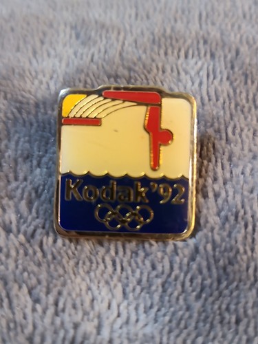 Rare Kodak '92 Barcelona Diving Lapel Pin Tack Stamp Souvenir Vintage ...