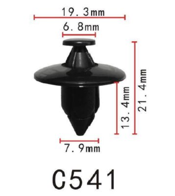 20pcs Trim Bumper Rivet Clip For Honda Acura Toyota Volvo 91545-SE0-003 ...