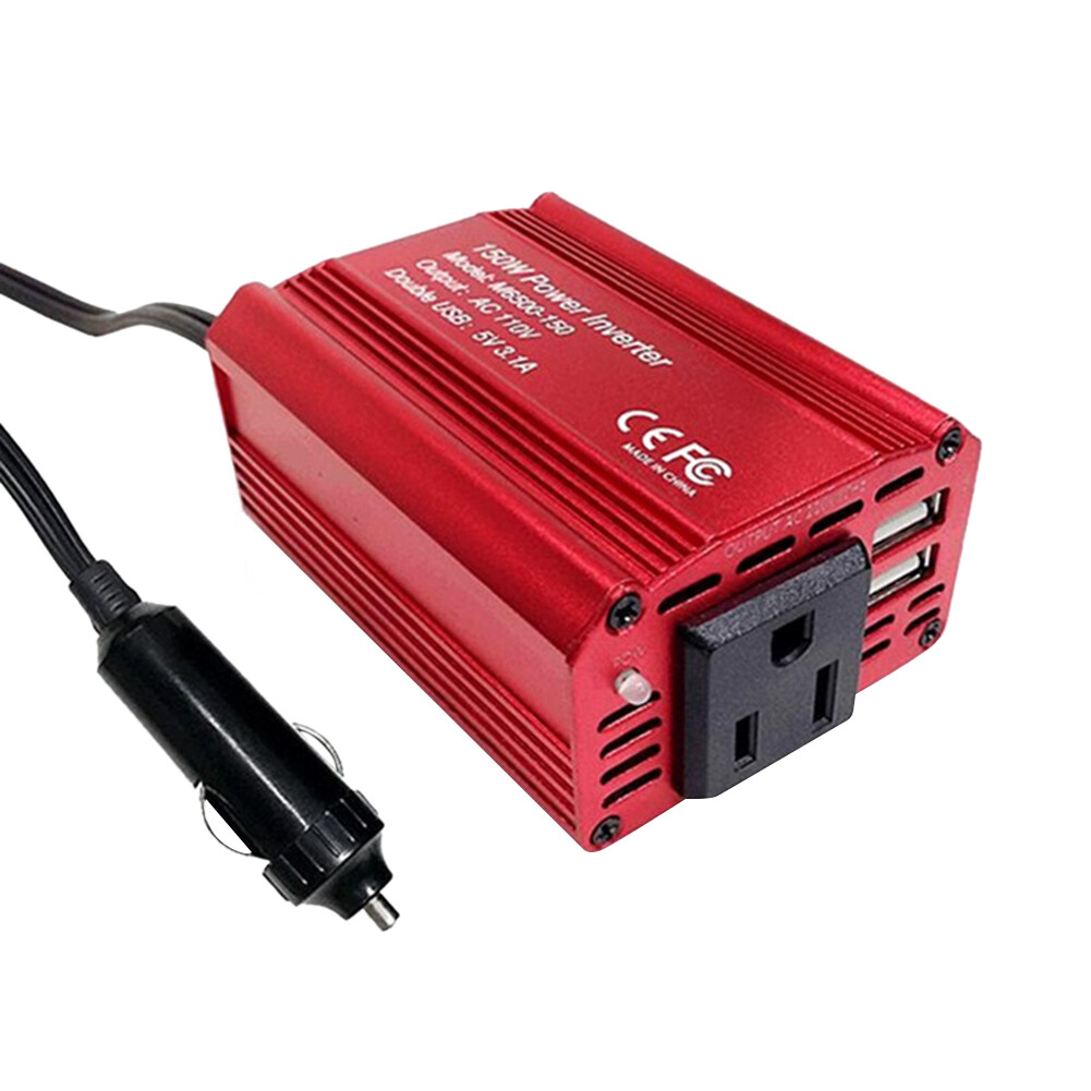 150W Power Converter 12V 110V/220V Pure Sine Wave Inverter for Car ...