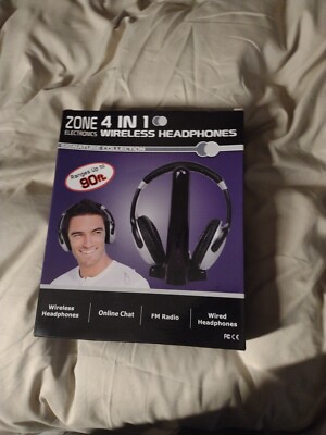 Zone Electronics 4-in-1 Wireless Headphones | eBay