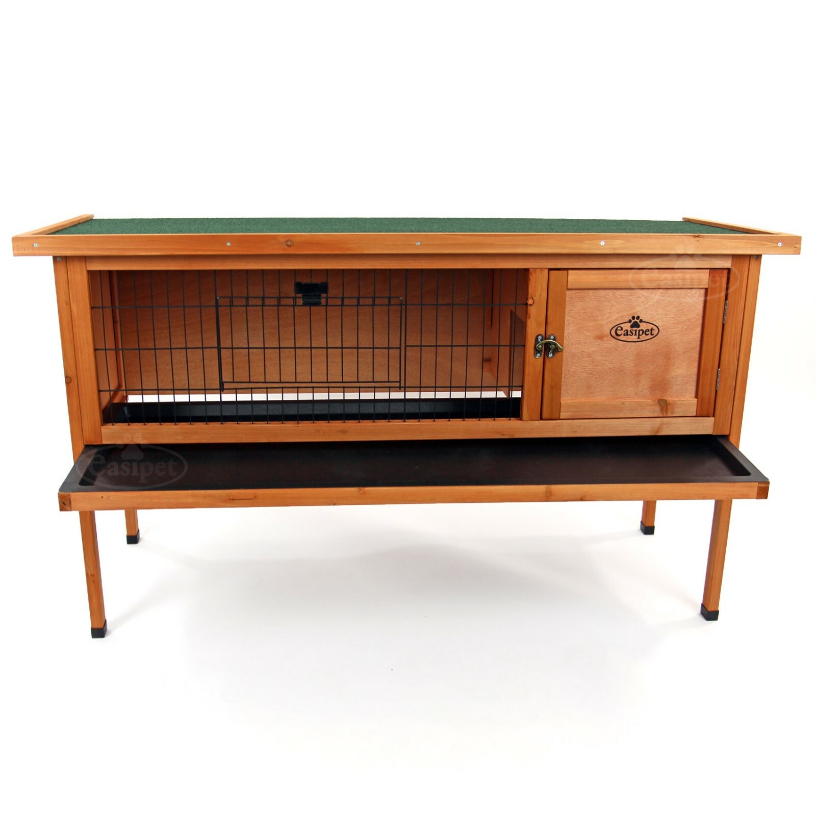 Pet Dwarf Rabbit Bunny Guinea Pig Wooden Hutch Small Animal House 4ft ...