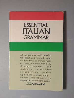 Essential Italian Grammar by Olga Ragusa (1963, Paperback Book) 021124 ...