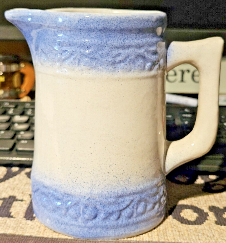 Red Wing Stoneware Blue Banded Pitcher Washington RWCS snyder drug | eBay