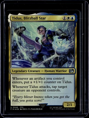 Tidus, Blitzball Star - 246 - Foil - FIN - NM - MTG Magic the Gathering ...