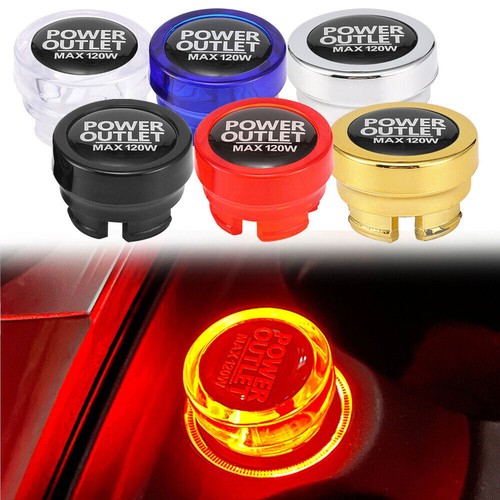 1x Car Cigarette Lighter Plug Car Cover Power Outlet Button Cap ...