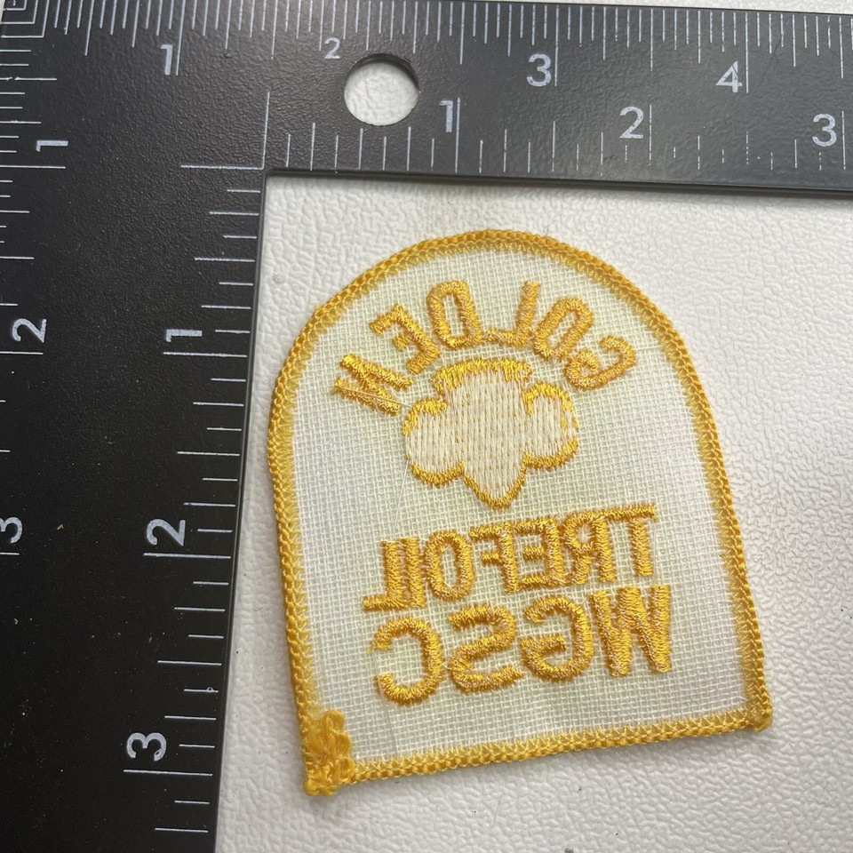 Girl Scouts GOLDEN TREFOIL WGSC Patch 20SB | eBay