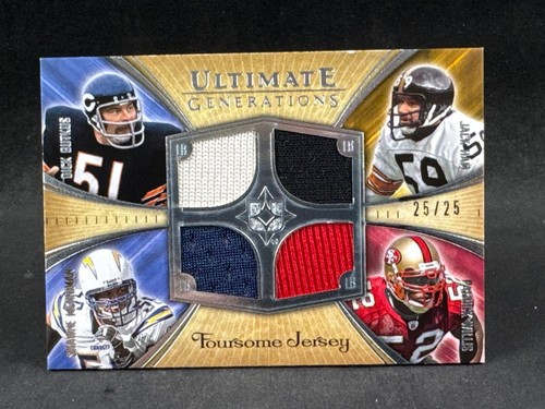2008 UD ULTIMATE BUTKUS MERRIMAN HAM WILLIS UFGJ-9 GENERATIONS JERSEY ...