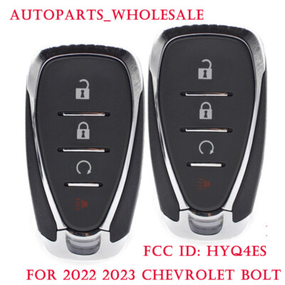 2 NEW FOR 2022 2023 CHEVROLET BOLT 4 BUTTON REMOTE START KEY FOB ...