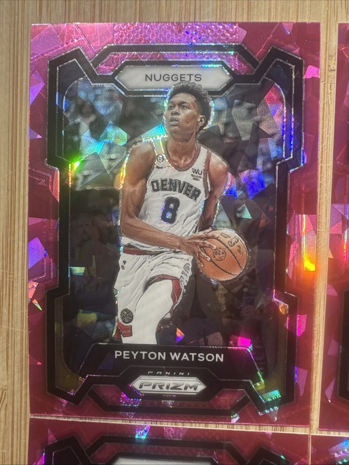 2023-24 Panini Prizm Pink Cracked Ice Lot Of 4 Brooks Conley Watson ...