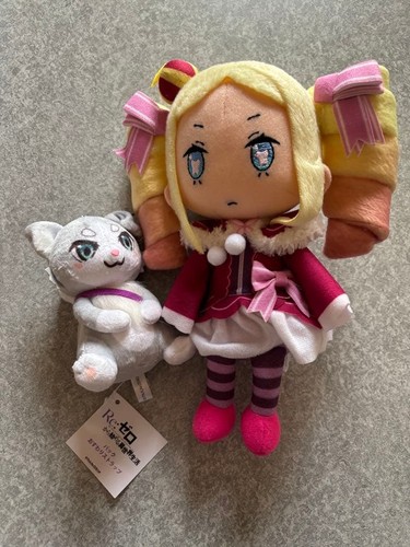 Re:Zero Beatrice & Pack Plush Set Strap Tag Anime Soft Toys | eBay