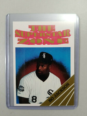 Bo Jackson-The Superstar Zone-SuperStats White Sox Card | eBay