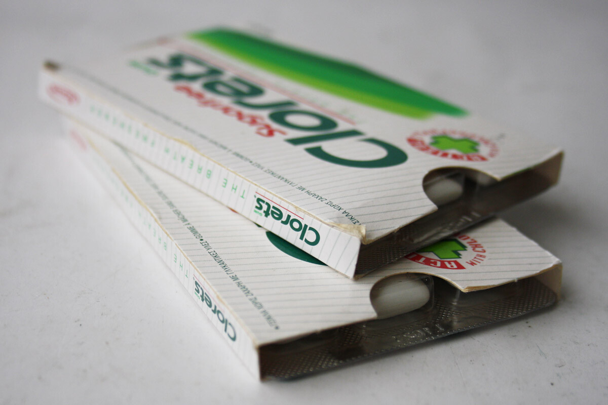 1X RARE VINTAGE 80'S CLORETS CHEWING GUM PACK ACTIZOL ADAMS NEW SEALED ...