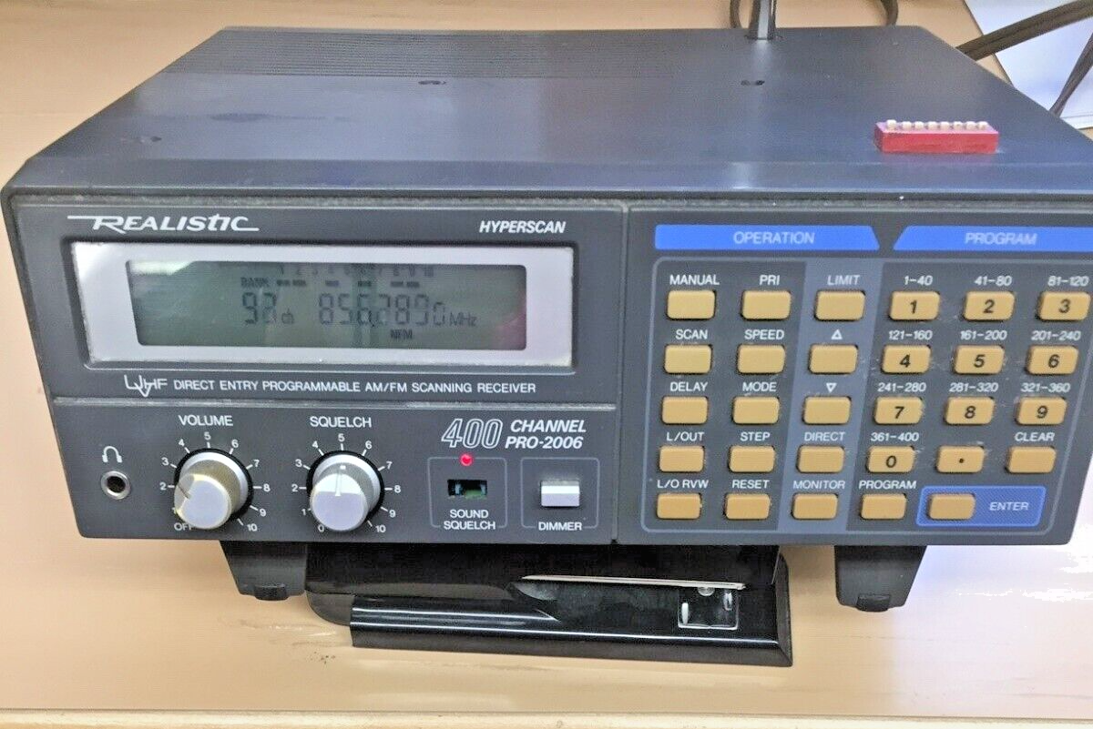 Scanner Realistic Hyperscan Model Pro-2006 400 channels | eBay