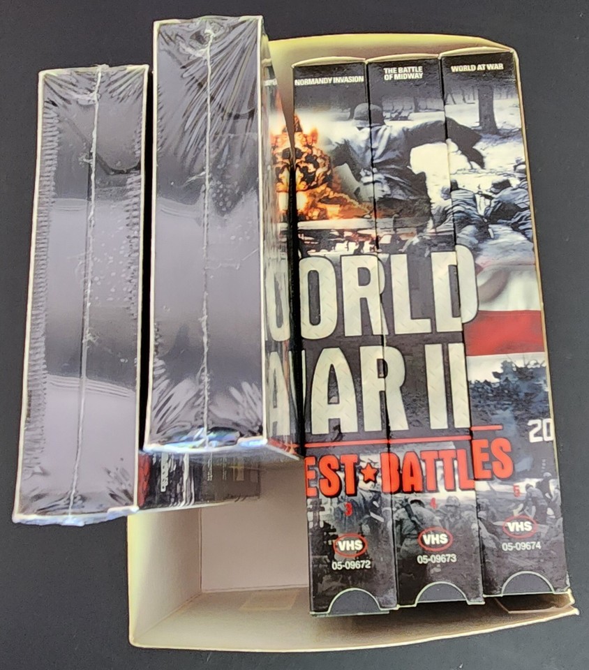 Great Battles of WWll (5 VHS Video Box Set, 1997) Pre-Owned | eBay