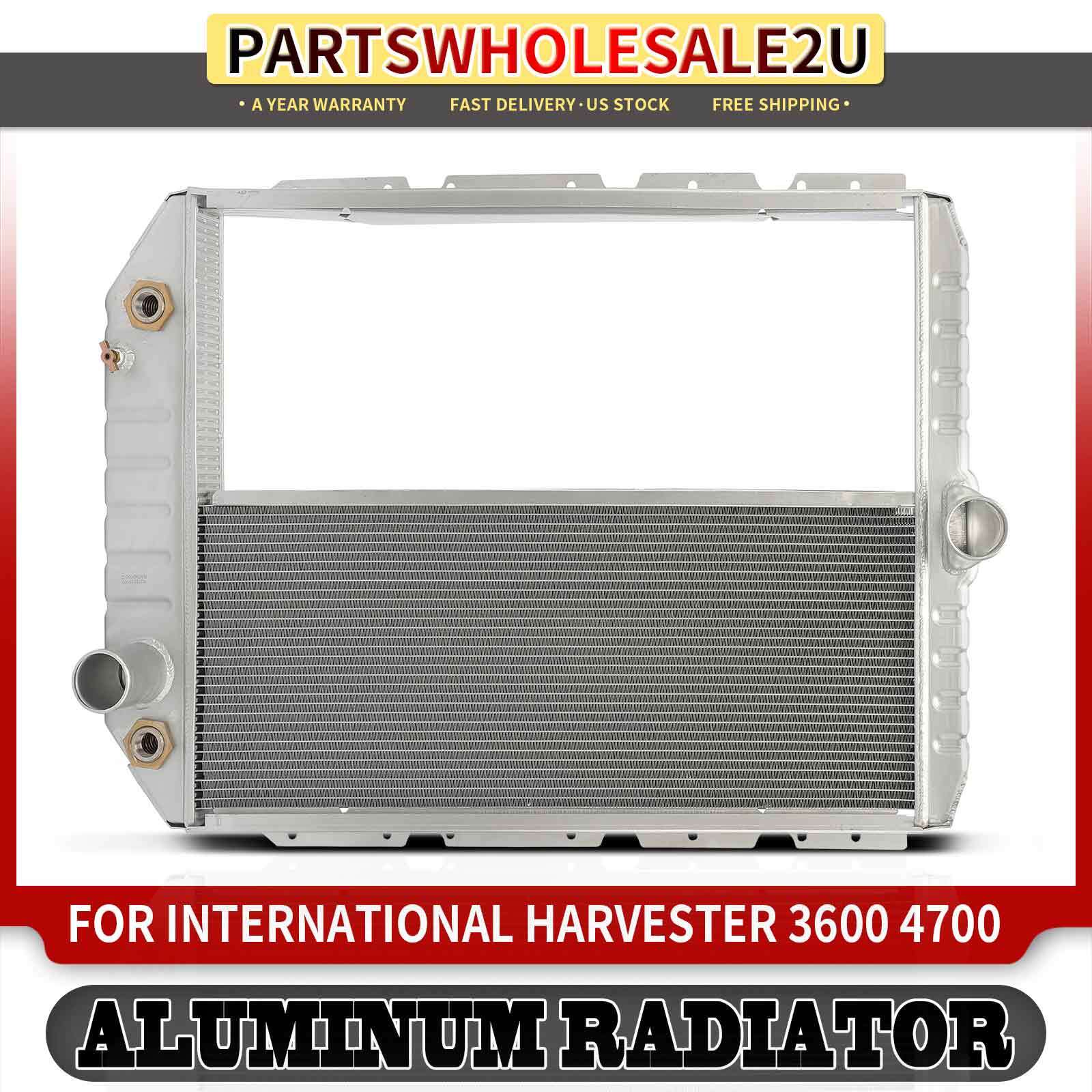 All Aluminum Radiator Half Core w/ Oil Cooler for International ...