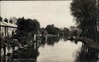 Vintage RPPC St Neots Cambridgeshire River Terrace Real Photo | eBay