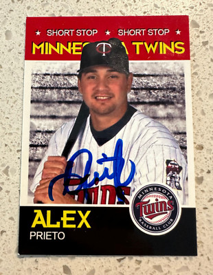 Alex Prieto Autograph Rare Minesotta Twins | eBay