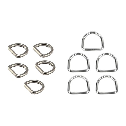 5x Stainless Steel D Rings Metal D Ring for Backpacks Sewing | eBay