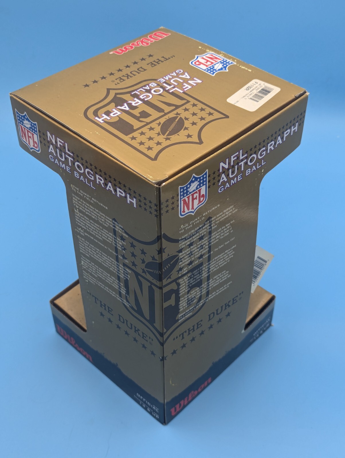 Wilson Official F1192R NFL 3 White Panel Autograph Football With Tags ...