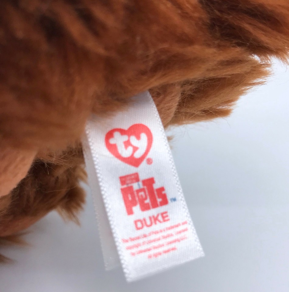 TY Beanie Babies Duke Dog Plush NEW Secret Life Pets Movie 2016 ...