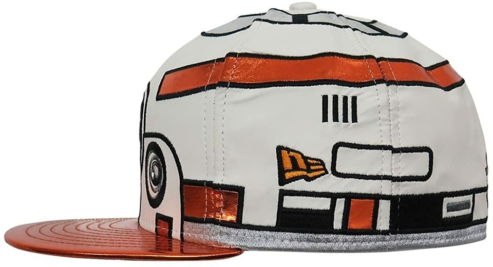 Star Wars Men's New Era 59FIFTY The Last Jedi BB-8 Armor Fitted Cap Hat ...