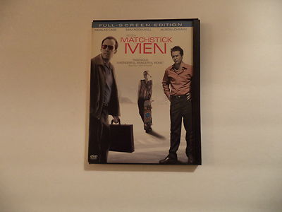 * MATCHSTICK MEN ~ NICOLAS CAGE, SAM ROCKWELL & ALISON LOHMAN ~ DVD ...