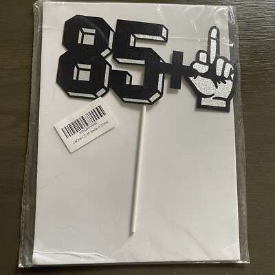 85+ Middle Finger Cake Topper Glitter Sparkle Topper Birthday Party ...