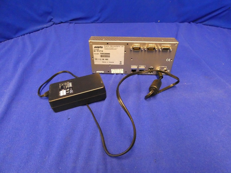 Evertz DC-TPIP10 DreamCatcher Touch Screen Panel w/1 Evertz Power ...