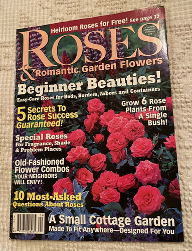 Roses & Romantic Garden Flowers Magazine ~ 2002 ~ Beginner Beauties! | eBay