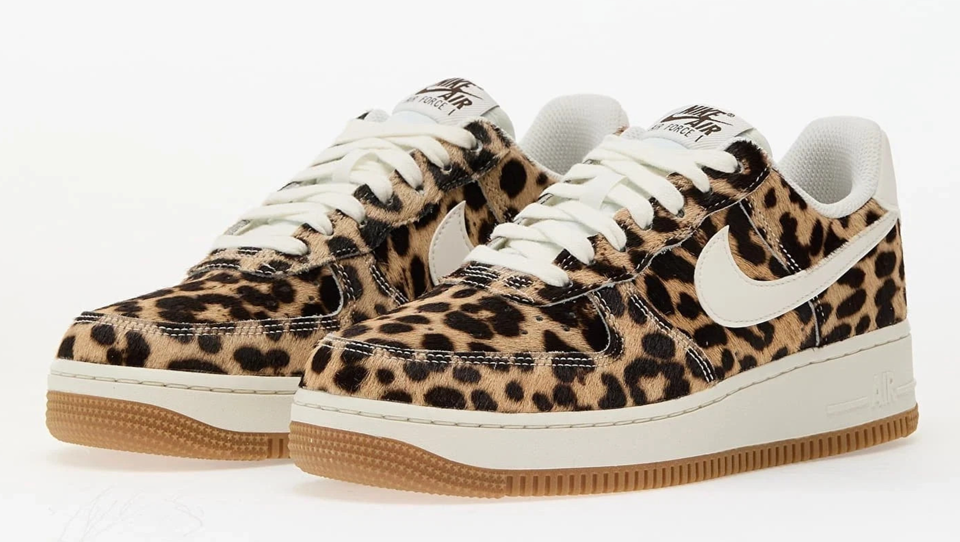 Rare Nike Air Force 1 Mens / Women's Animal Print Gum Limited Shoes ...