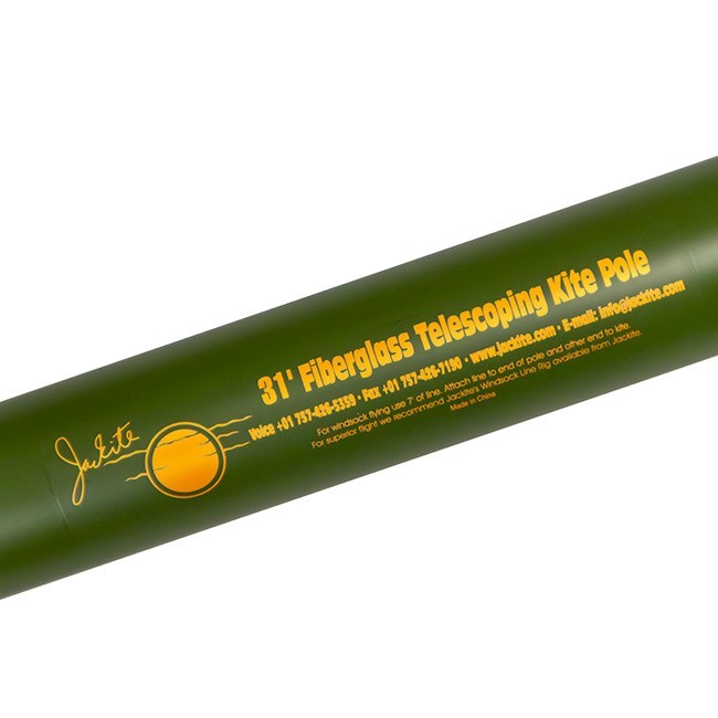 Jackite Fiberglass Telescoping Kite Pole, Green, 31' | eBay