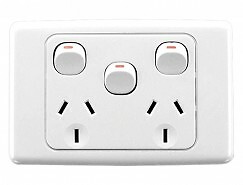 10 A X Amp 240V Double Electrical Wall Socket outlet GPO Power Points ...