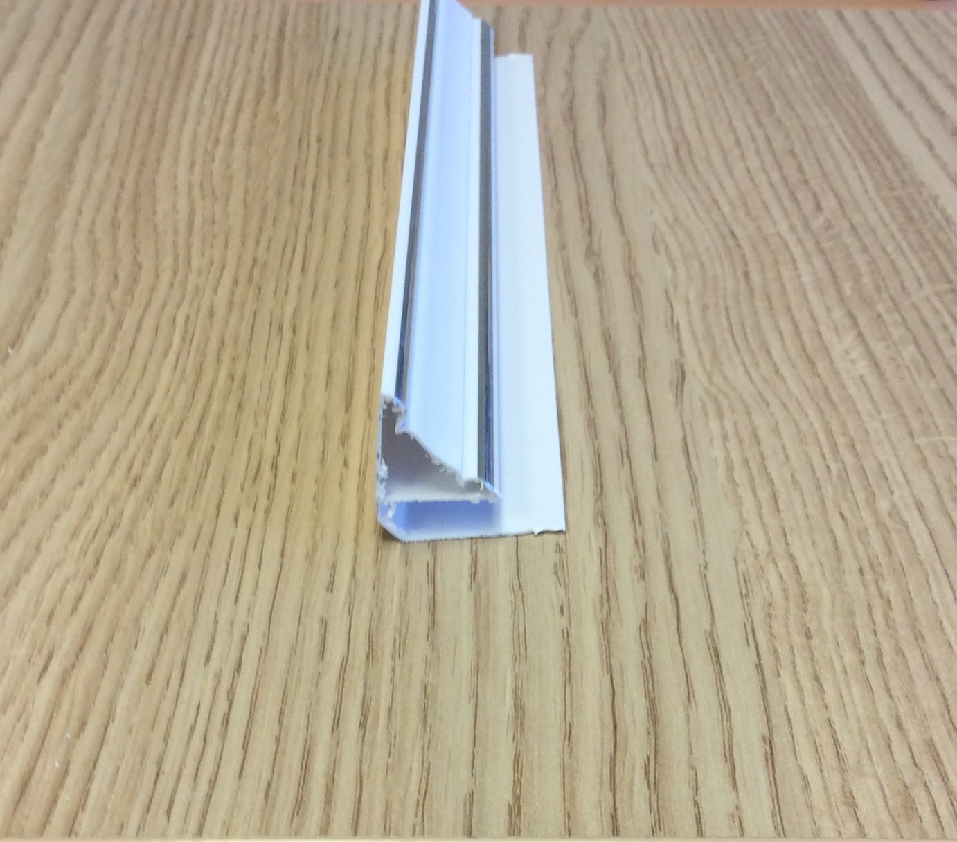 Silver & White 5mm Coving Trim For Bathroom Ceiling Cladding Shower ...