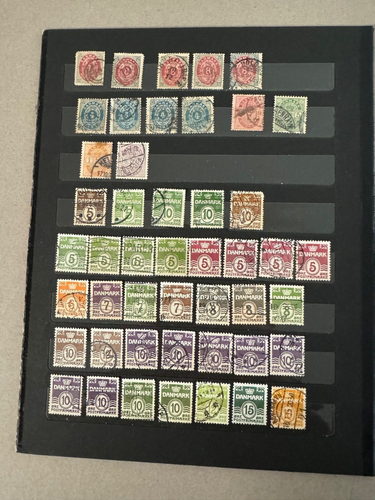 Denmark Group of stamps early loose Scott Cat 28/382 1875-1961 | eBay