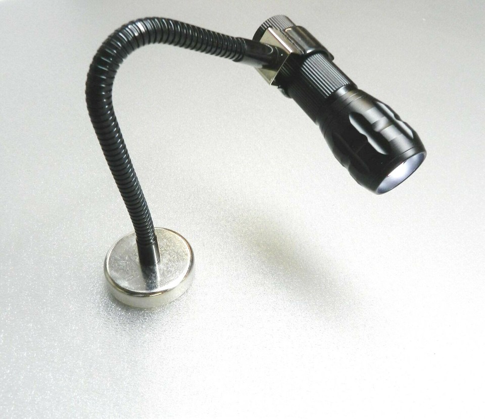 Led 3 Mode High Intensity Work Light 9” Flexible Arm Zoom-Flex ...