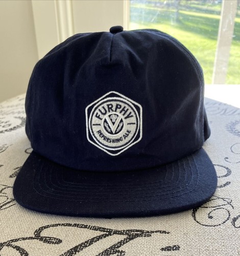 Furphy - snapback cap, refreshing Ale Beer - Navy Blue, embroidered ...