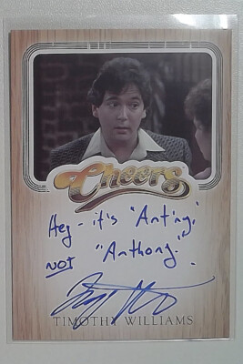 2025 Cheers: Timothy Williams as Anthony Tortelli: (Inscription) | eBay