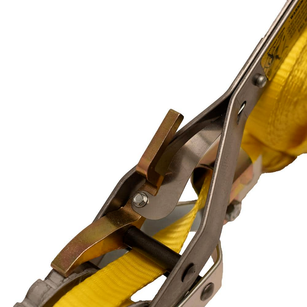 2,000 lb 1-Ton Capacity 25 ft Max Lift 10:1 Leverage Web Strap Puller Come Along | eBay