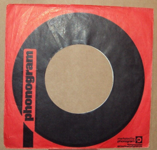 "Phonogram","Company Sleeve","Original","45rpm",7inch",Record",Vintage ...