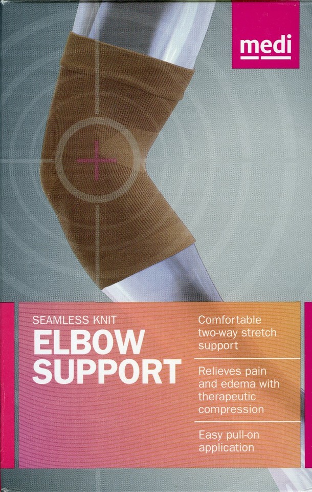 medi Seamless Knit Elbow Support NOS Unused In Original Package Beige ...