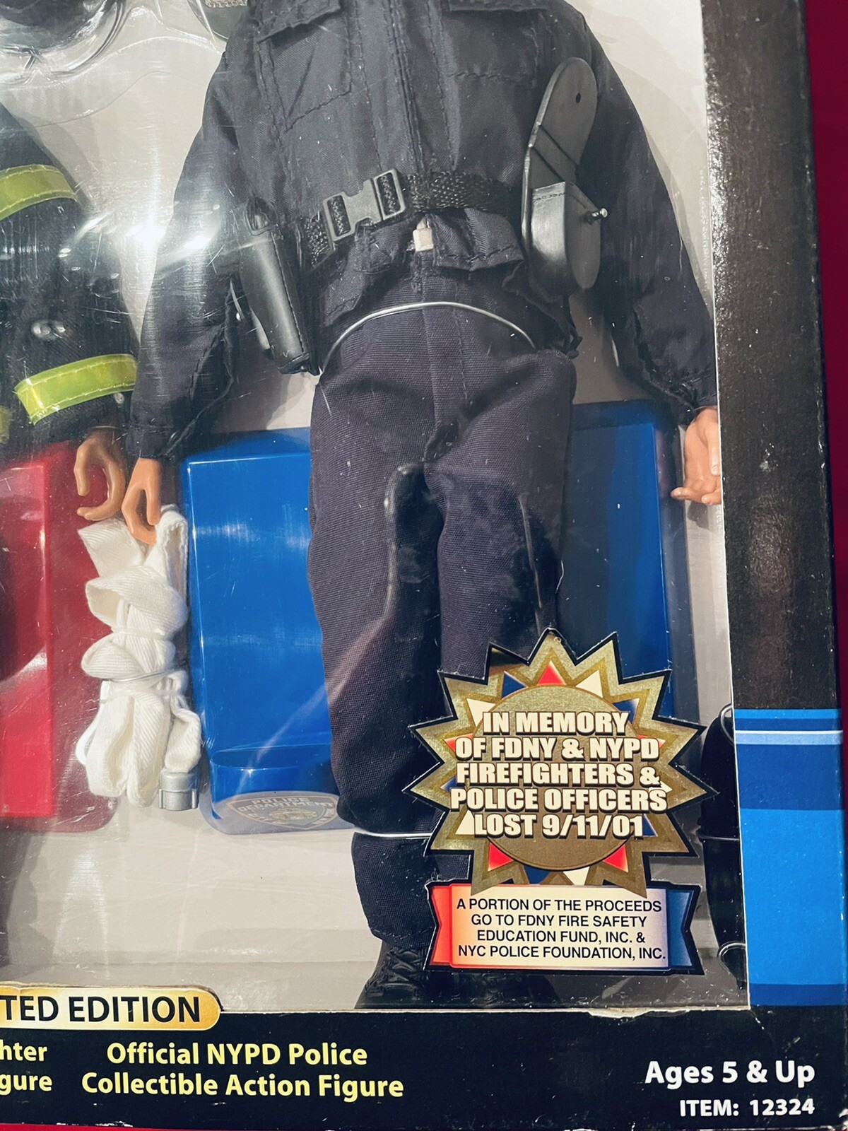 '2002 *Vintage REAL HEROES Limited Edition FDNY & NYPD 9/11 Action ...