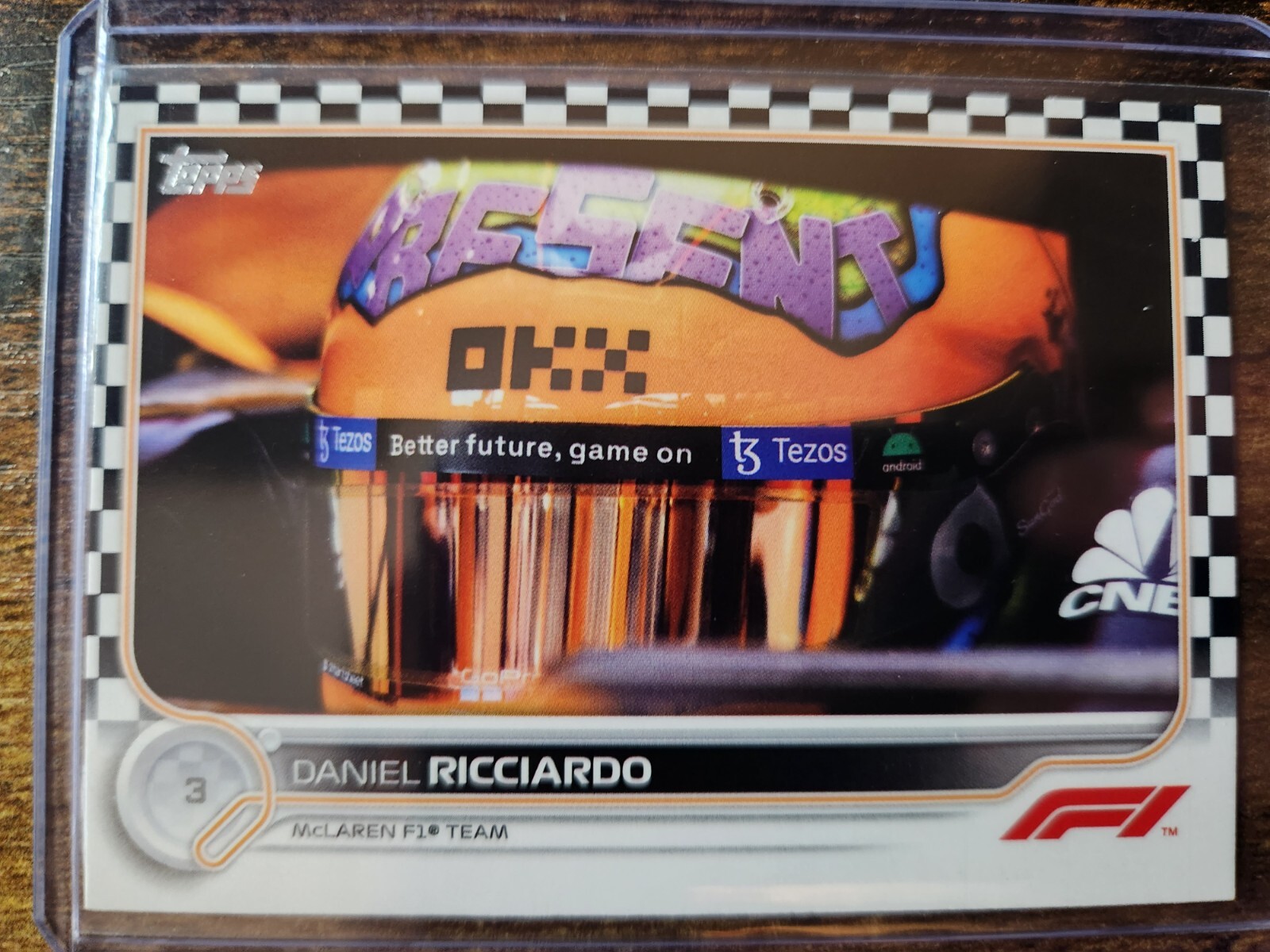 2022 Topps Formula 1 F1 Daniel Ricciardo Checker Flag Parallel #40 ...