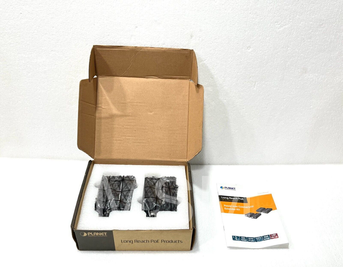 Planet LRP-101C-Kit Long Reach POE over Coax Extender Kit Planet LRP-101C-Kit Long Reach POE over Coax Extender Kit