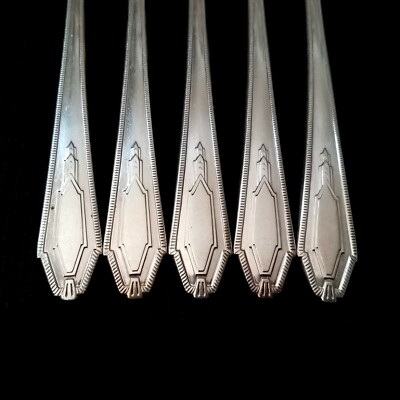 1931 PRESTIGE-KESWICK Silverplate Flatware, Art Deco Silverware, Dining ...