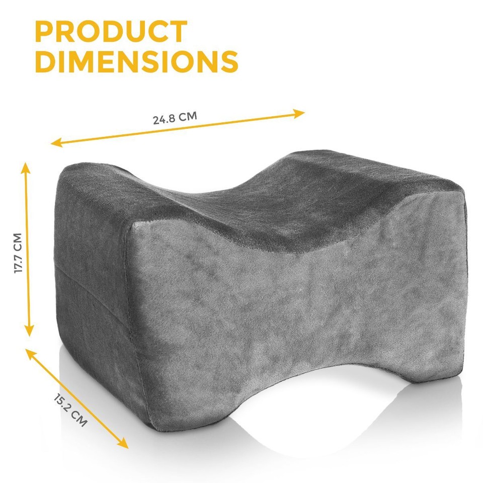 Memory Foam Contour Leg Pillow Bed Back Hips Knee Support Orthopaedic ...