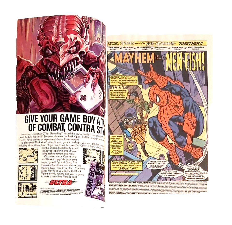 Marvel Tales #249 / Spider-Man / Gil Kane, Stan Lee / Marvel 1991 / NM ...